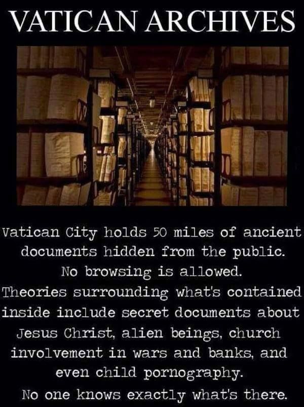 What’s Really Hidden in the Vatican Secret Archives? – Greatest story ...